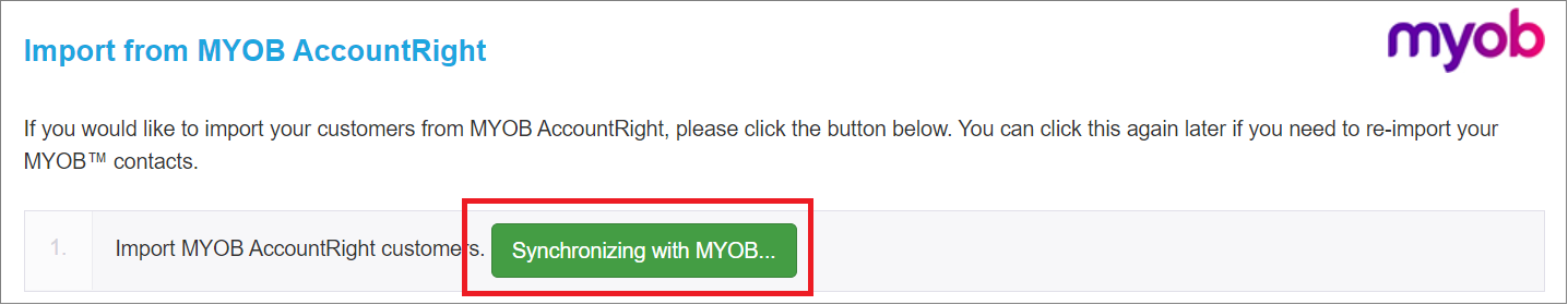 MYOB AccountRight: Import MYOB AccountRight customers into vWork ...