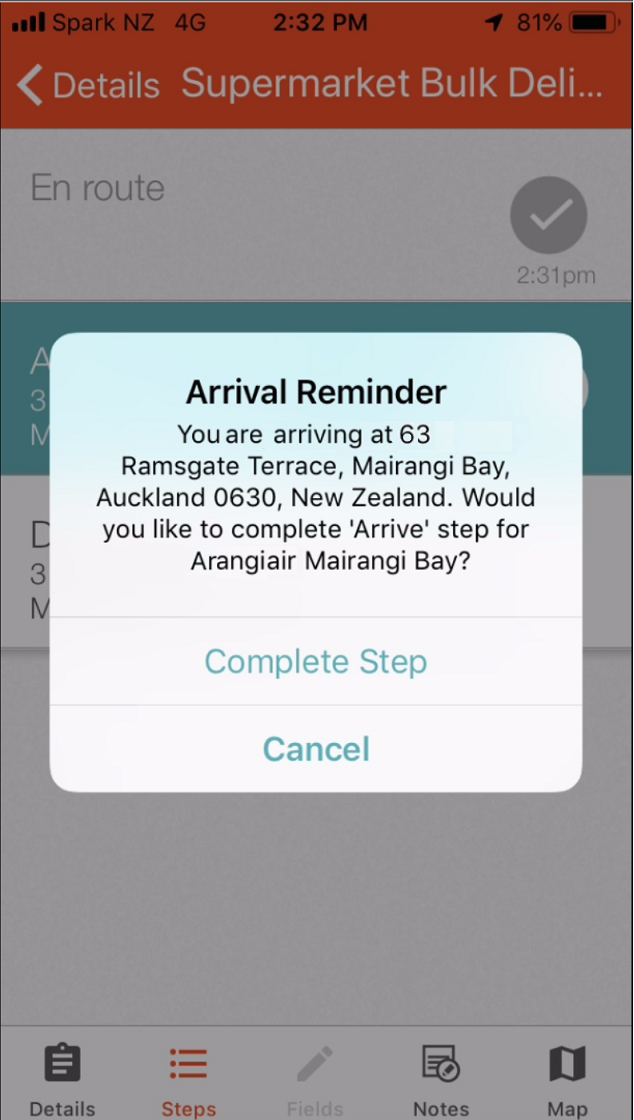 How mobile reminders work – vWork Support