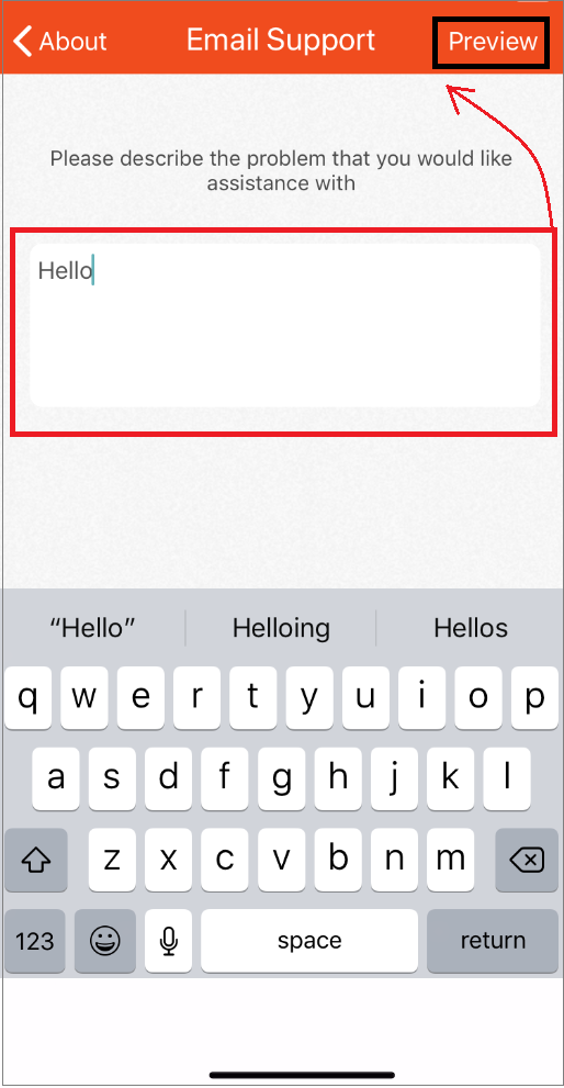 Ios Send A Vwork Support Request From Your Vwork Mobile App Vwork Support