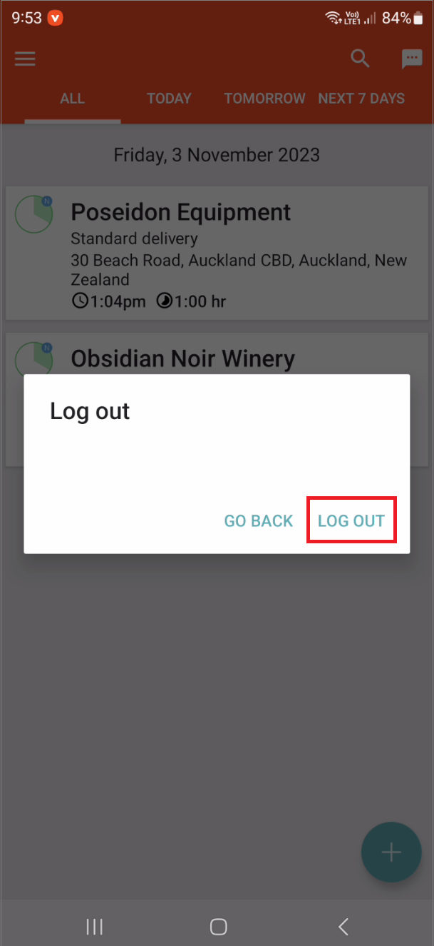 Android: Log in and out of the vWork Android app – vWork Support