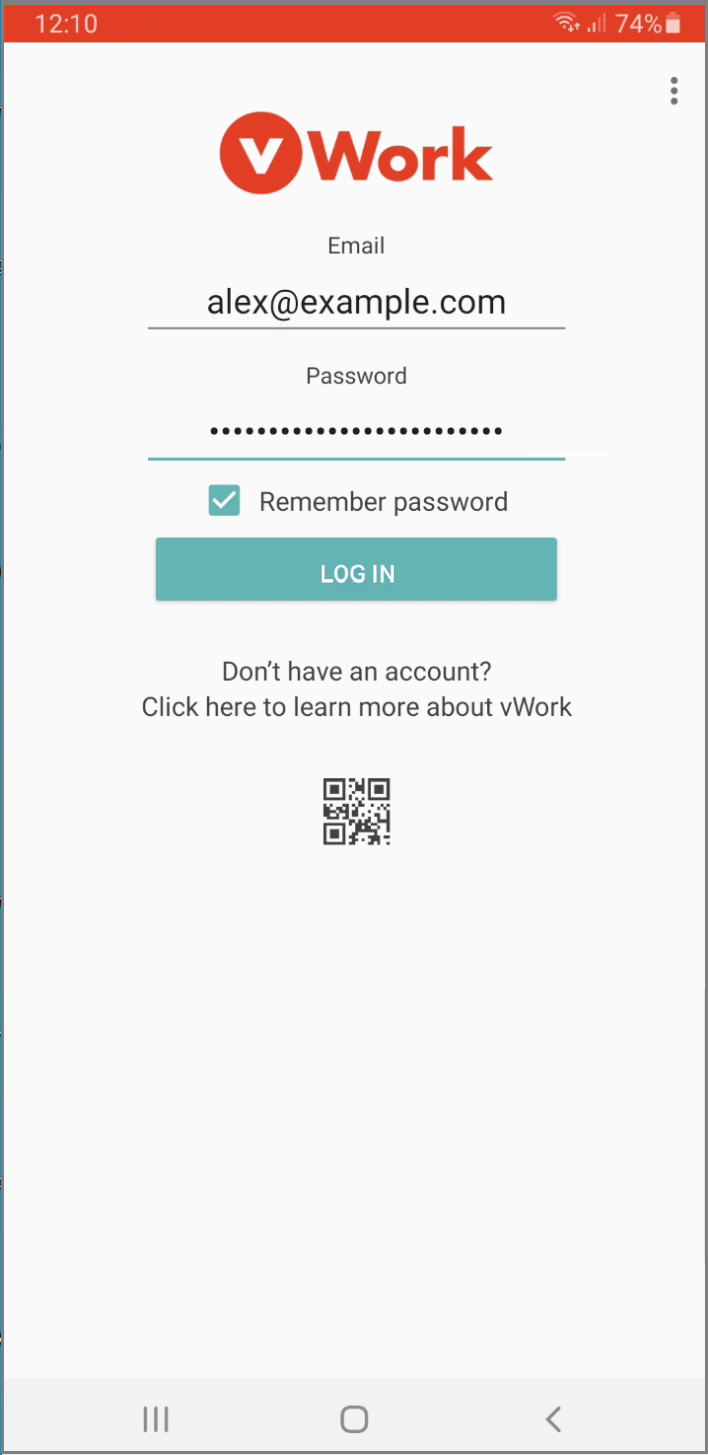 Android Vwork Mobile App An Introduction Vwork Support