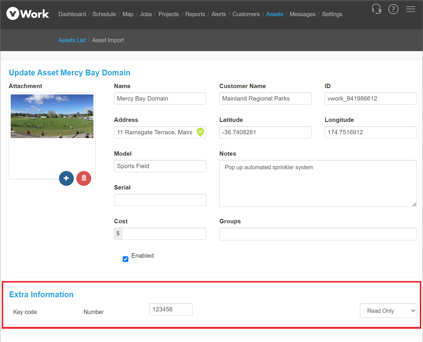 Add custom fields to your Assets – vWork Support