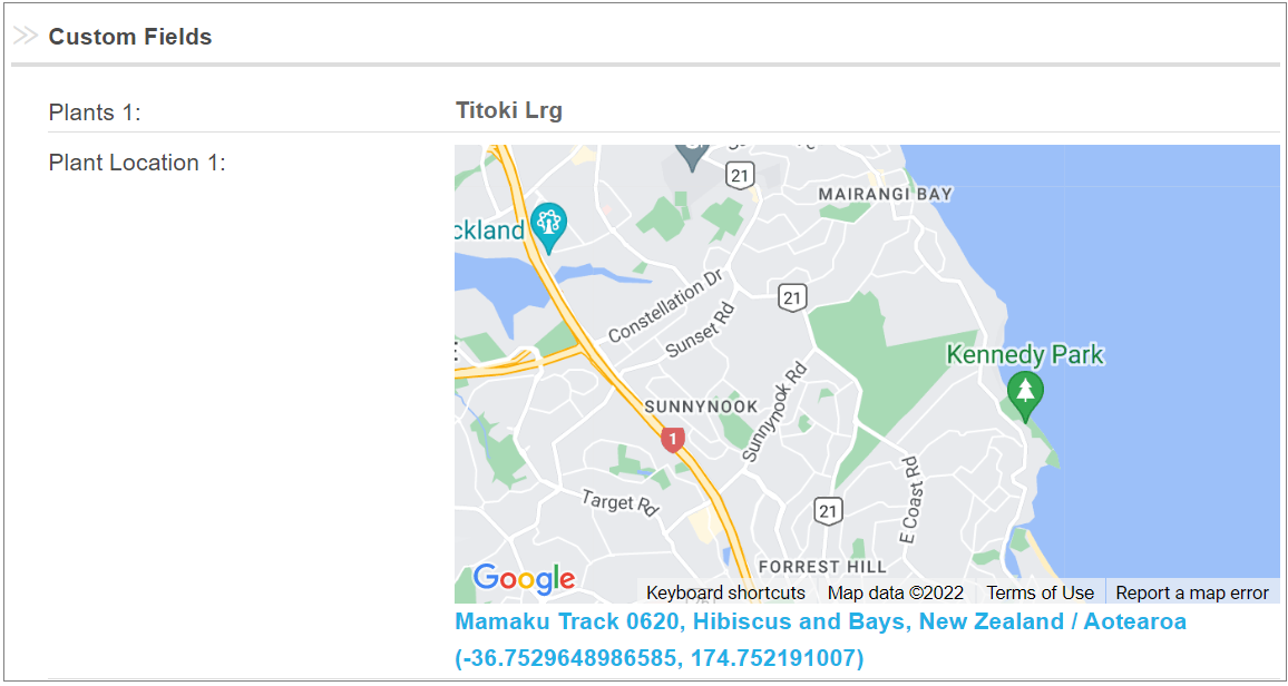 Add and view a Location custom field in a job – vWork Support