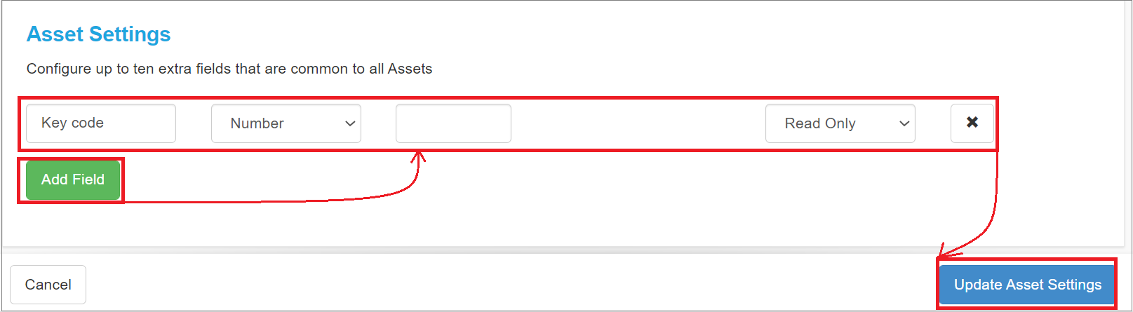 Add custom fields to your Assets – vWork Support