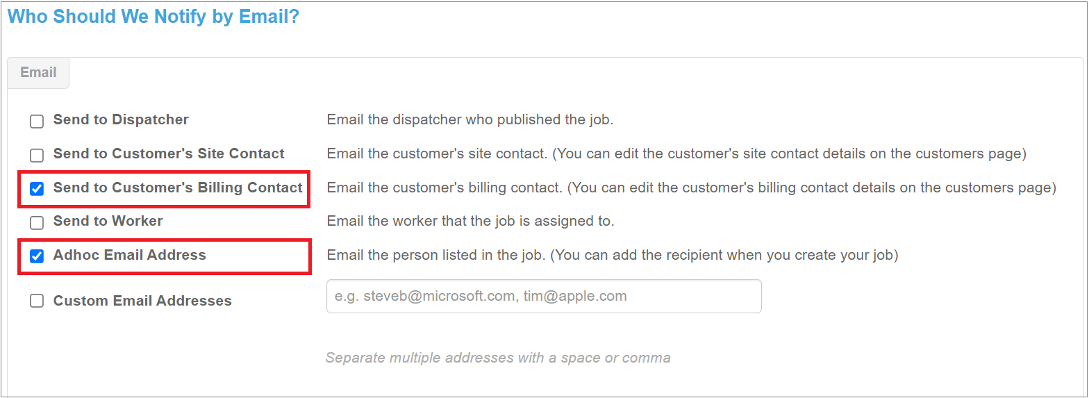 Set up an Alert – vWork Support
