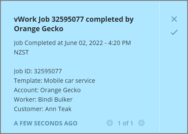 Set up an Alert – vWork Support